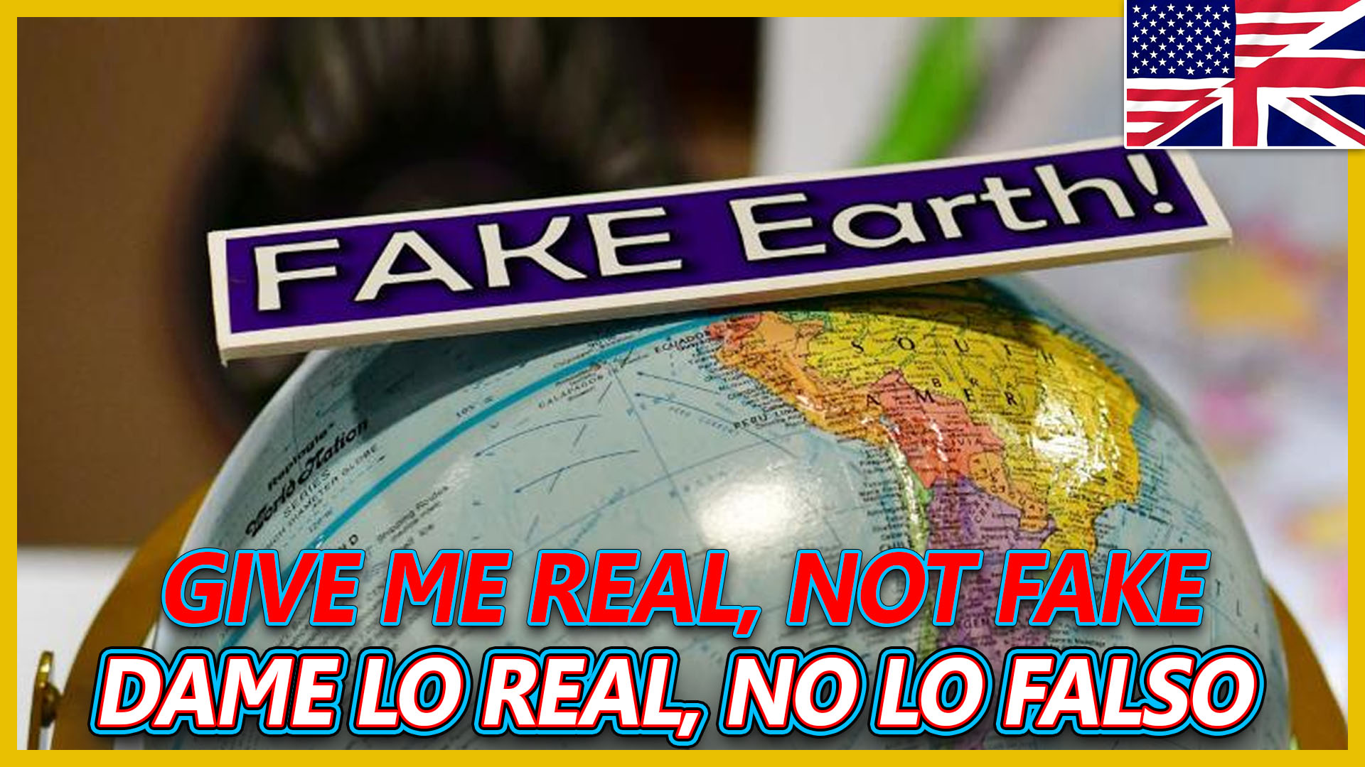 Give me Real, Not Fake // Dame lo Real, no lo Flaso – Nur Para Todos